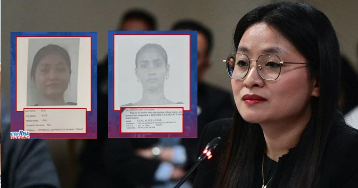 Sen. Risa Hontiveros presents document showing another Alice Guo with same name and birthday ...